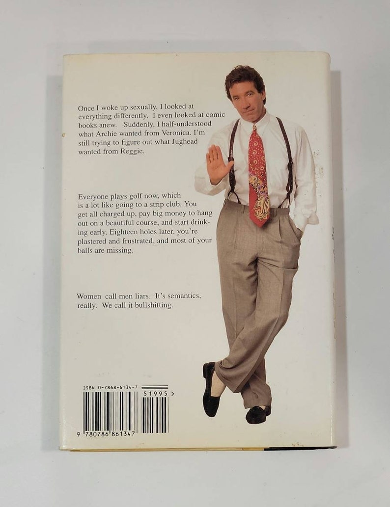 Don't Stand Too Close to a Naked Man by Tim Allen - Etsy