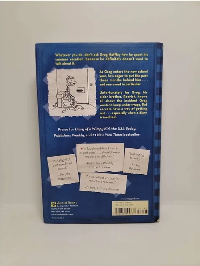Rodrick Rules diary of a Wimpy Kid 2 Hardcover International Edition ...