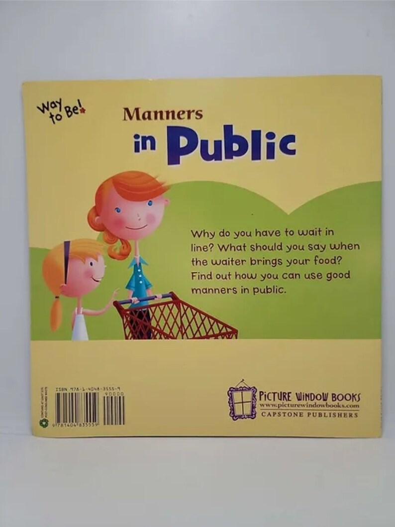 Manners in Public (way to Be!: Manners) Paperback – January 1, 2007 by ...