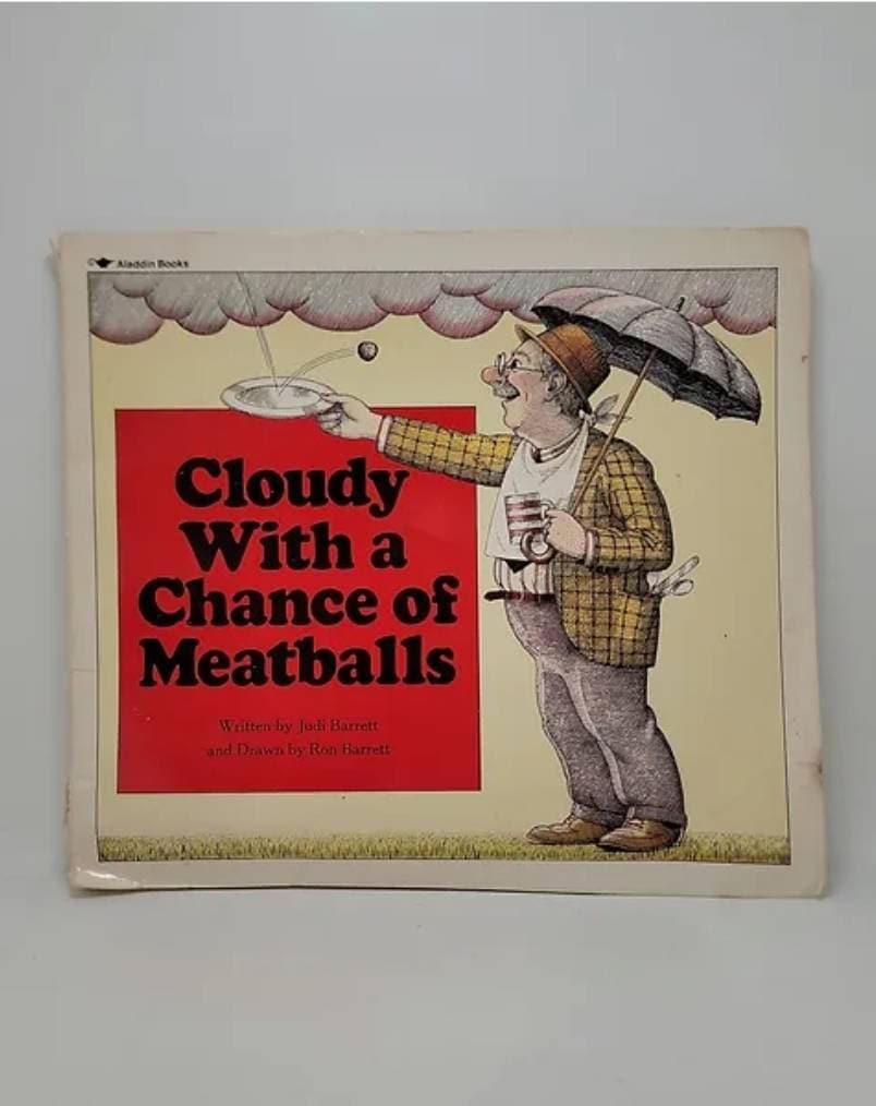 Cloudy With a Chance of Meatballs Paperback January 1, 1988 by Barrett ...
