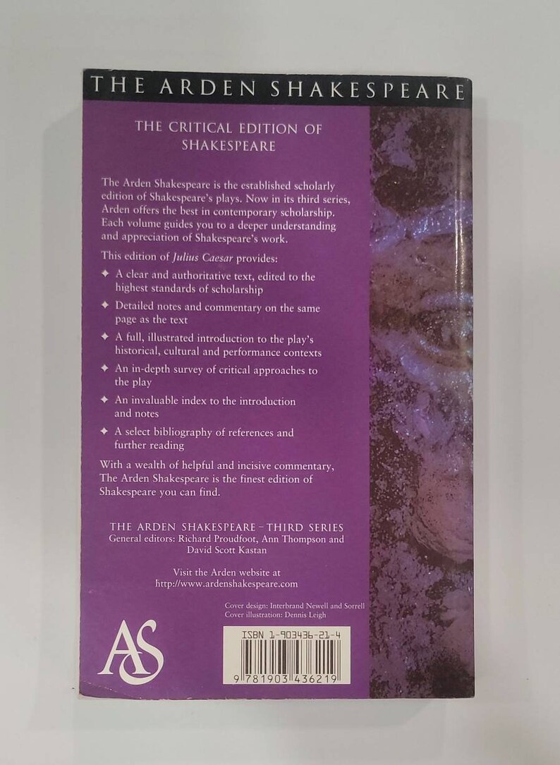 Julius Caesar arden Shakespeare Paperback Illustrated, June 25, 1998 by ...