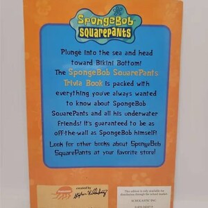 Trivia Book (spongebob Squarepants Humor Books) Paperback – January 1 ...