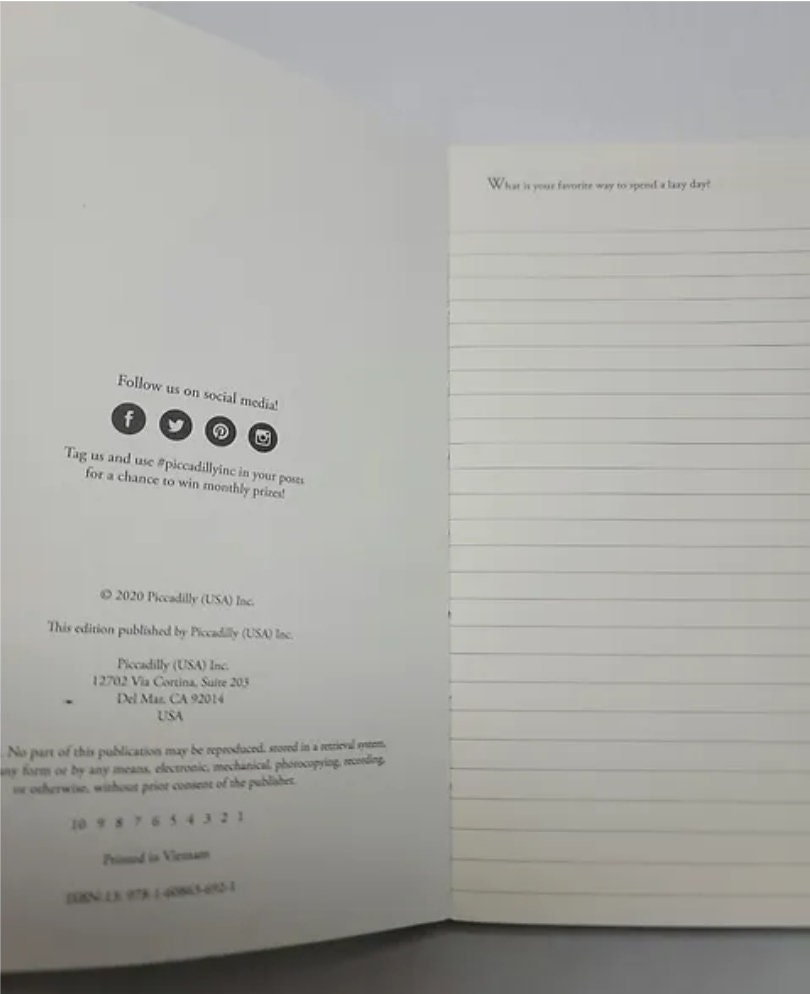 Piccadilly 300 Writing Prompts Journal - Hardcover - Writing Prompts ...