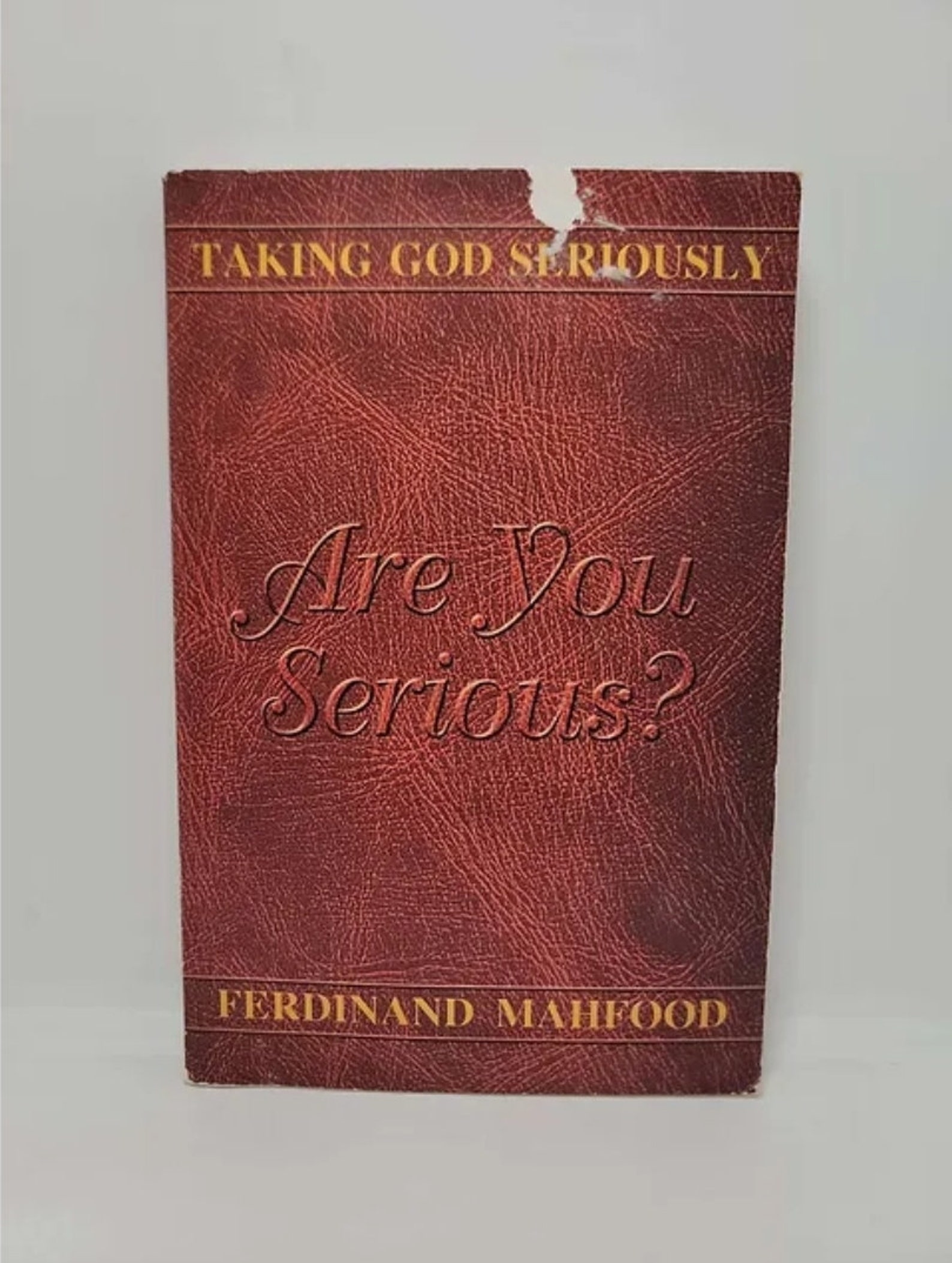 Are You Serious Taking God Seriously Paperback January 1 - Etsy
