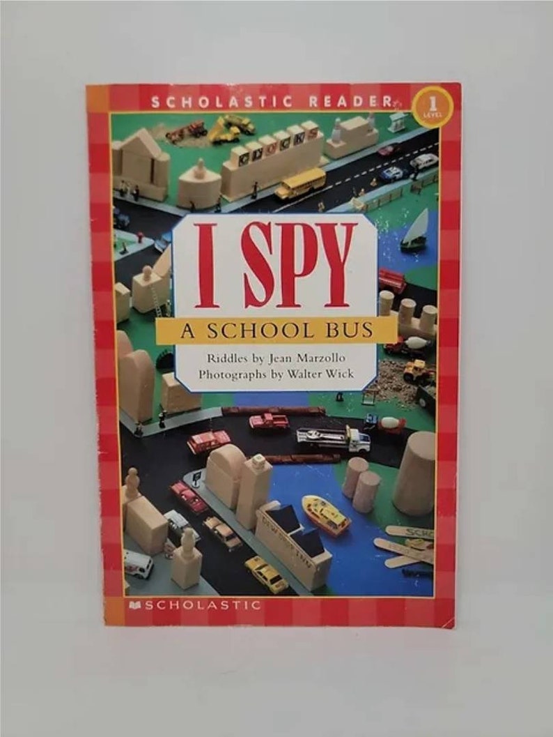 I Spy a School Bus scholastic Reader Level 1 Paperback - Etsy