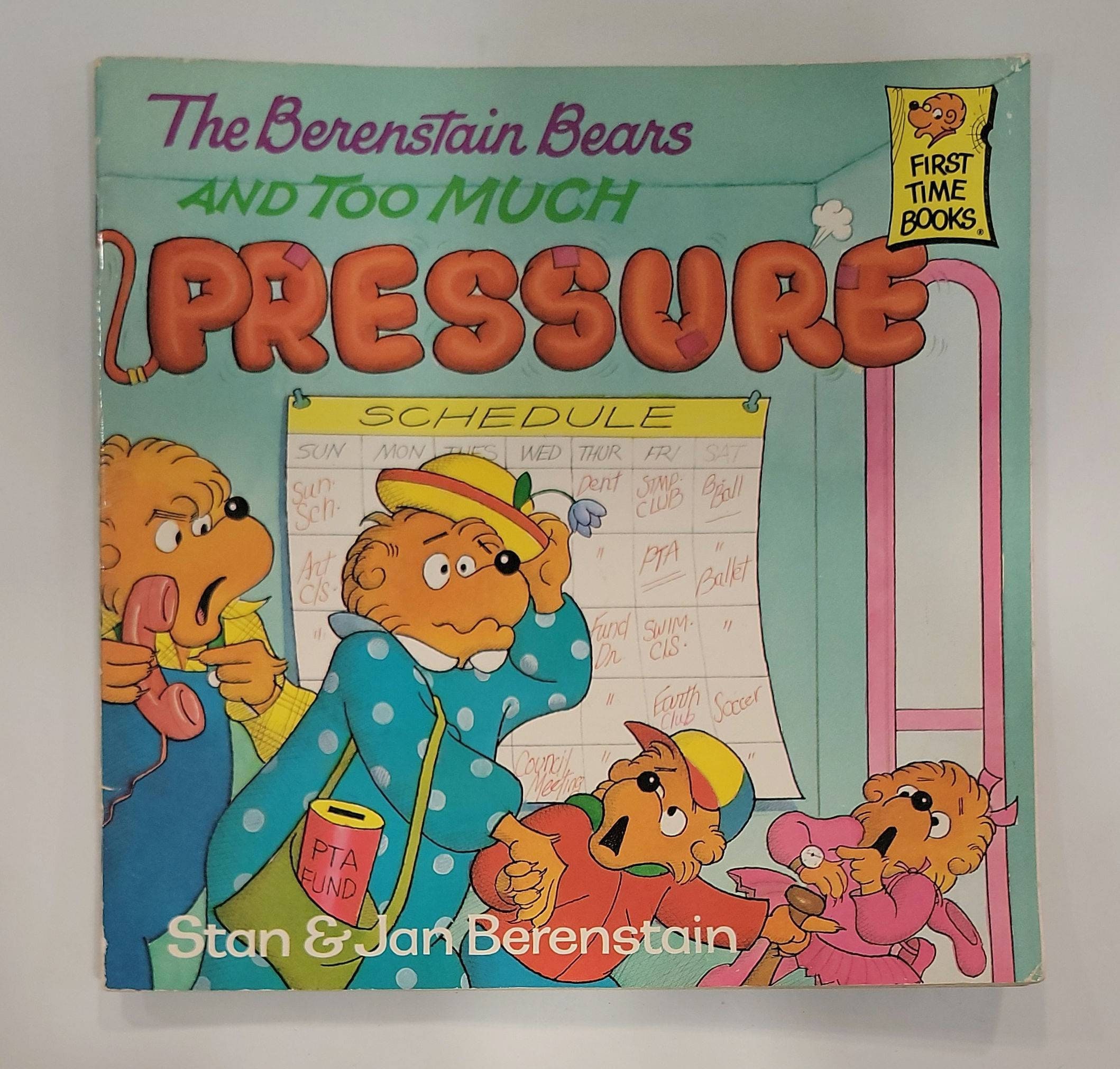 The Berenstain Bears and Too Much Pressure Paperback Picture Book ...