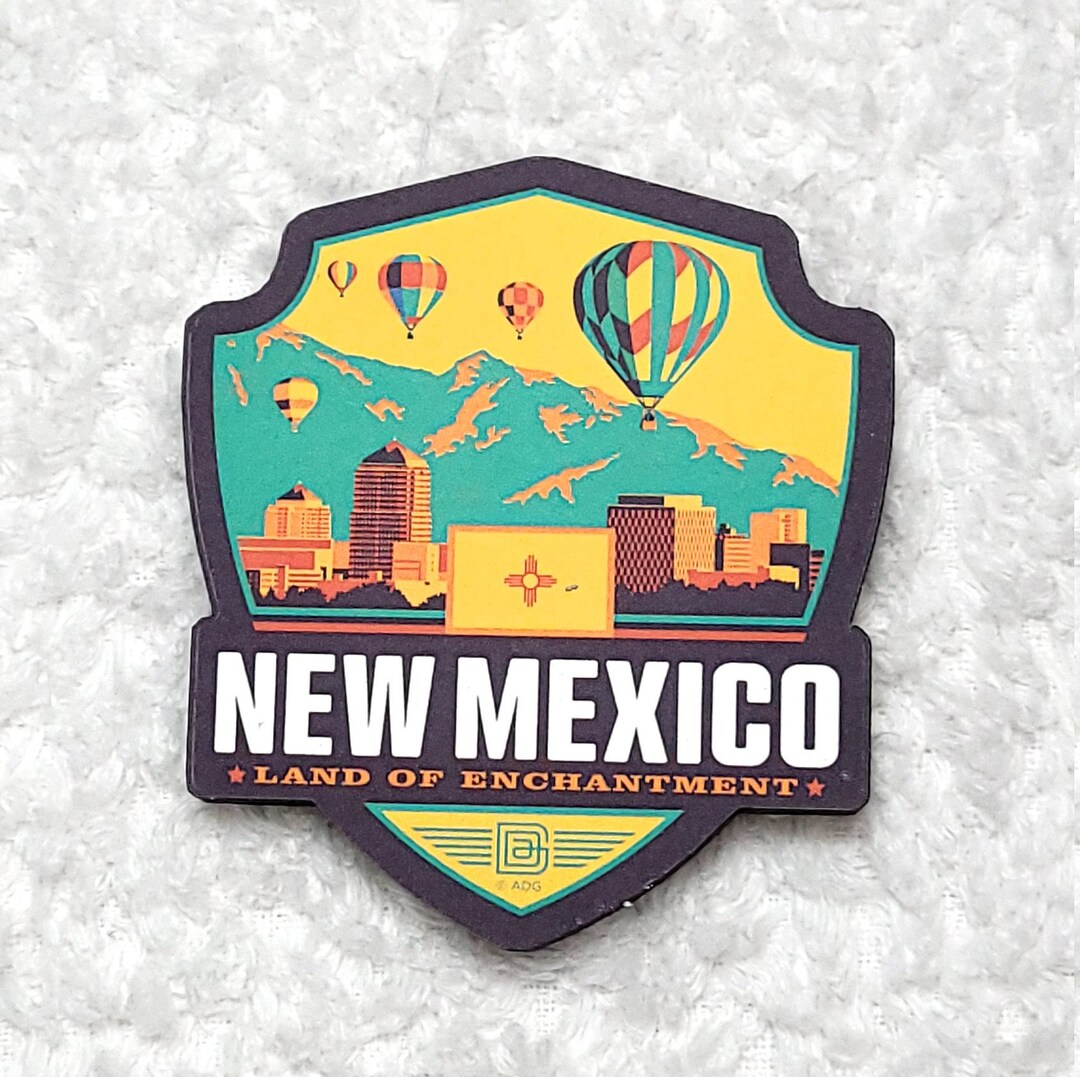 New Mexico Shield Shape Magnet Decoration - Etsy UK