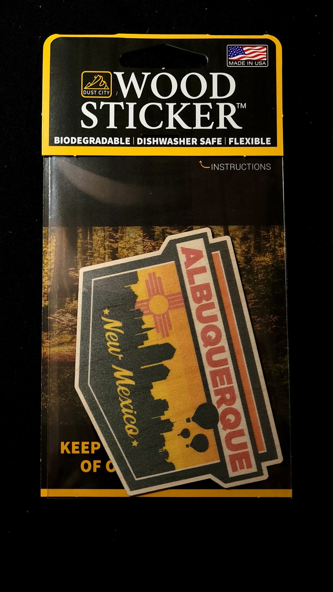 2 Types Albuquerque Sign Wood Stick Decoration - Etsy