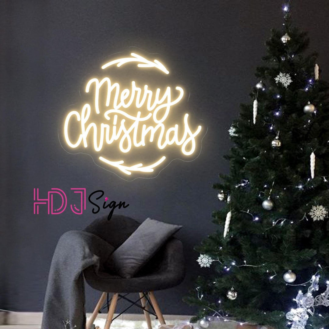Merry Christmas Neon Sign,custom Christmas LED Neon Sign,home Wall ...