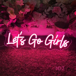 Let’s Go Neon Sign - Etsy