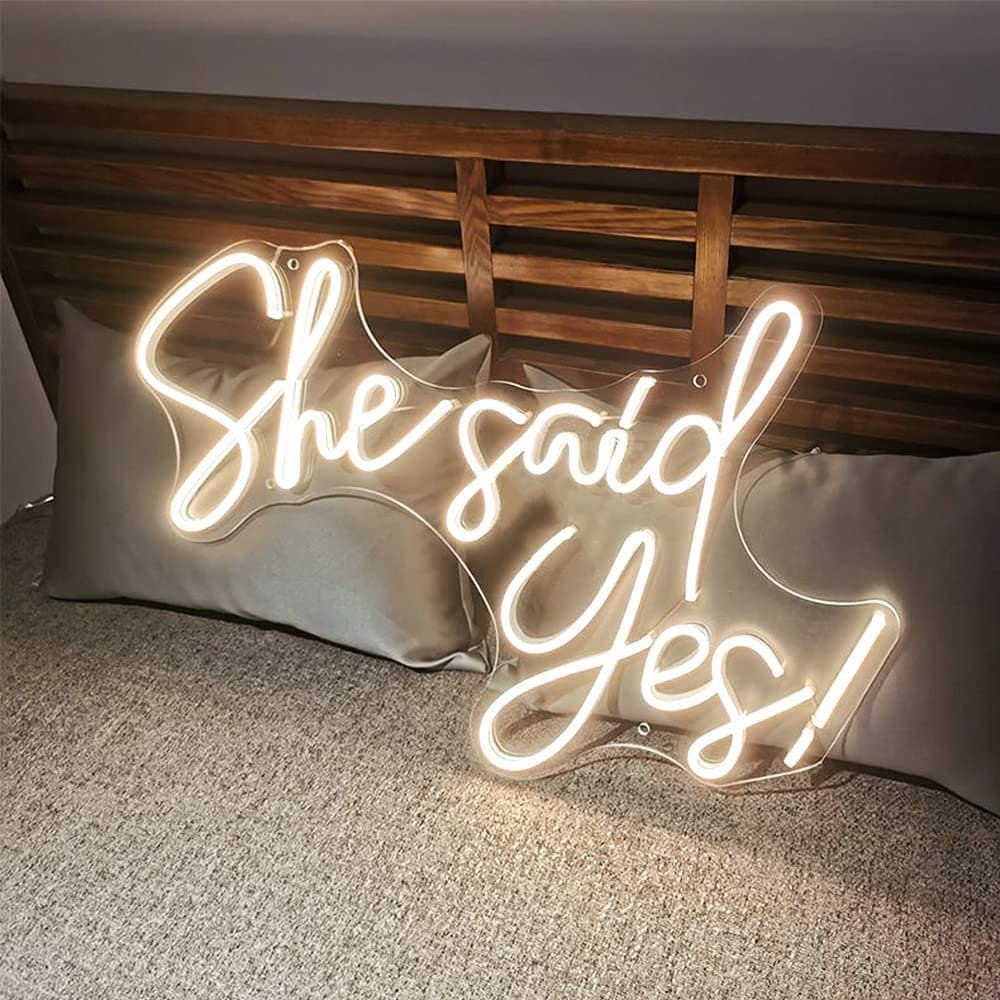 Neon Yes Sign