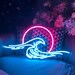 Sun & Waves Neon Sign Home Bar Sign Bar Neon Sign Led Neon - Etsy