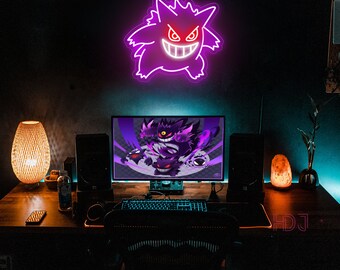 Gengar Neon | Etsy