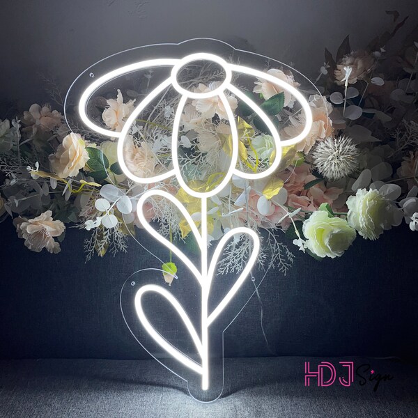 Neon Daisy Signs - Etsy
