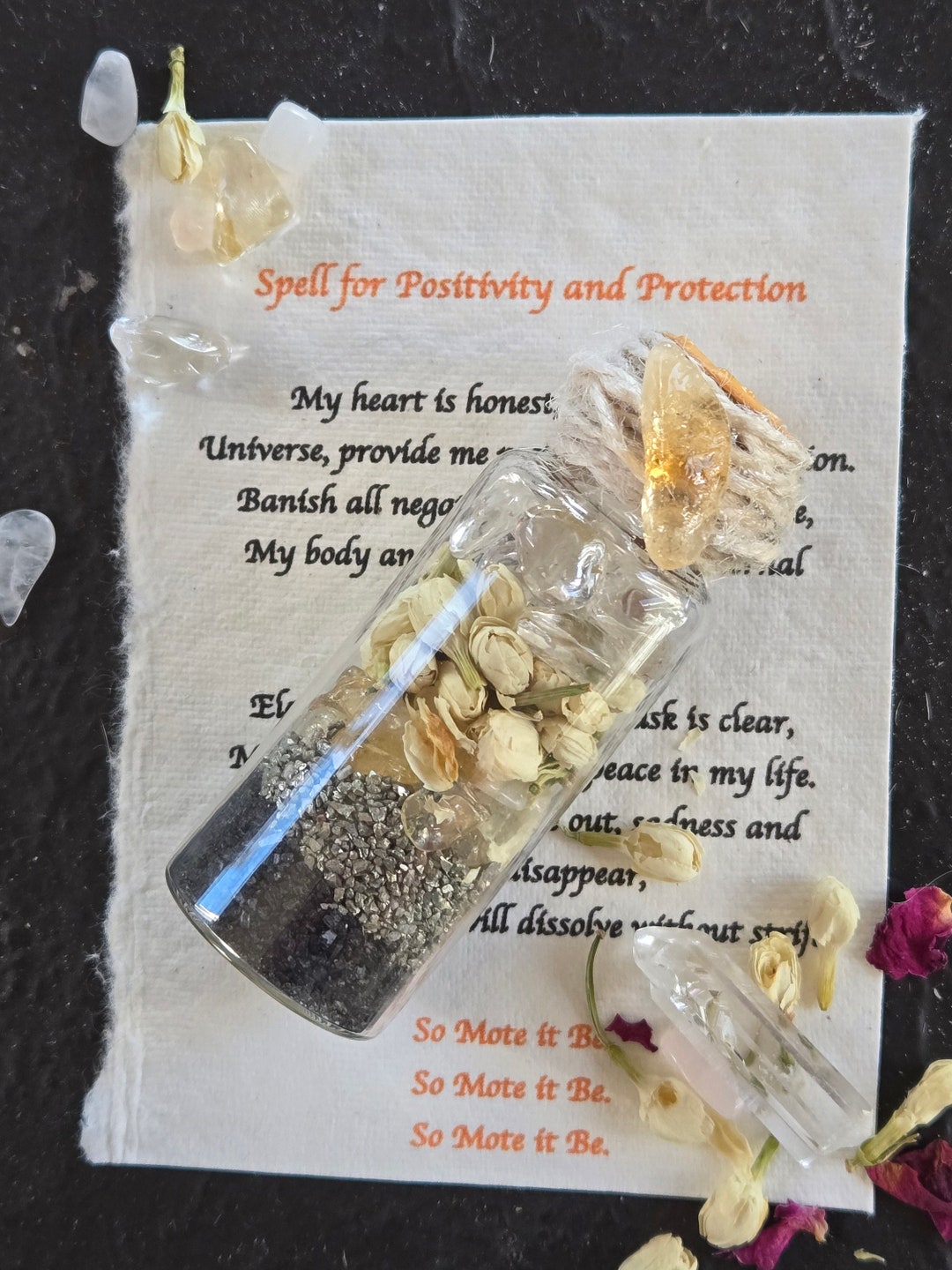SHAKE IT OFF: Positivity and Protection Manifestation Spell Jar - Etsy