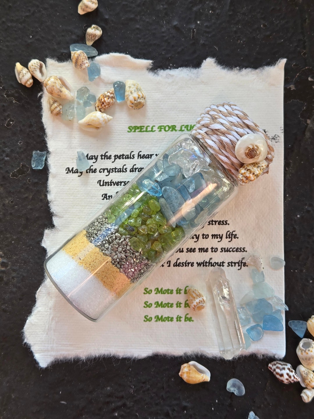 OCEAN'S ABUNDANCE: Abundance & Wealth Building Manifestation Spell Jar ...
