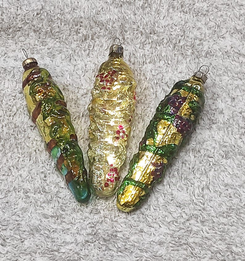 Vintage Retro Antique Glass Christmas Ornaments TO CHOOSE FROM ...