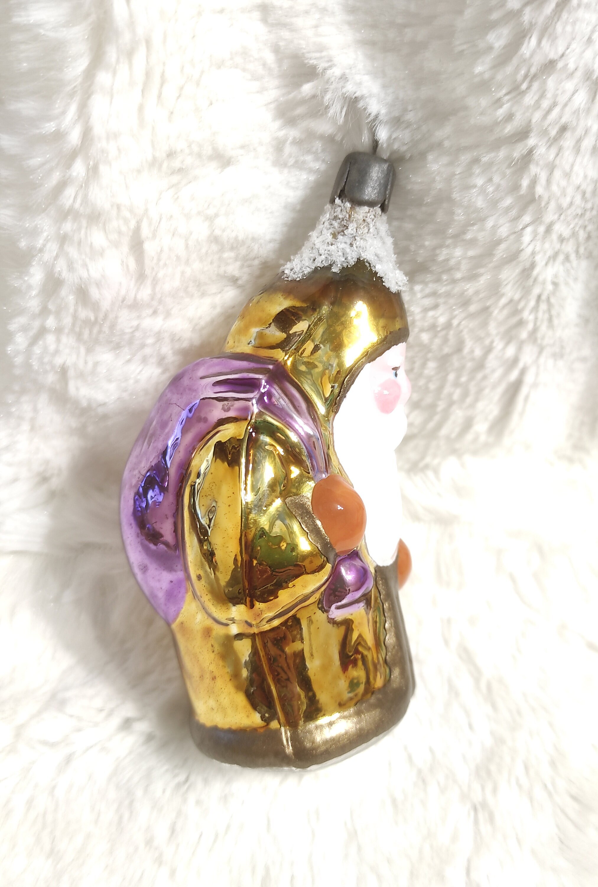 Vintage Rare Glass Christmas Ornament Santa Claus Decor - Etsy