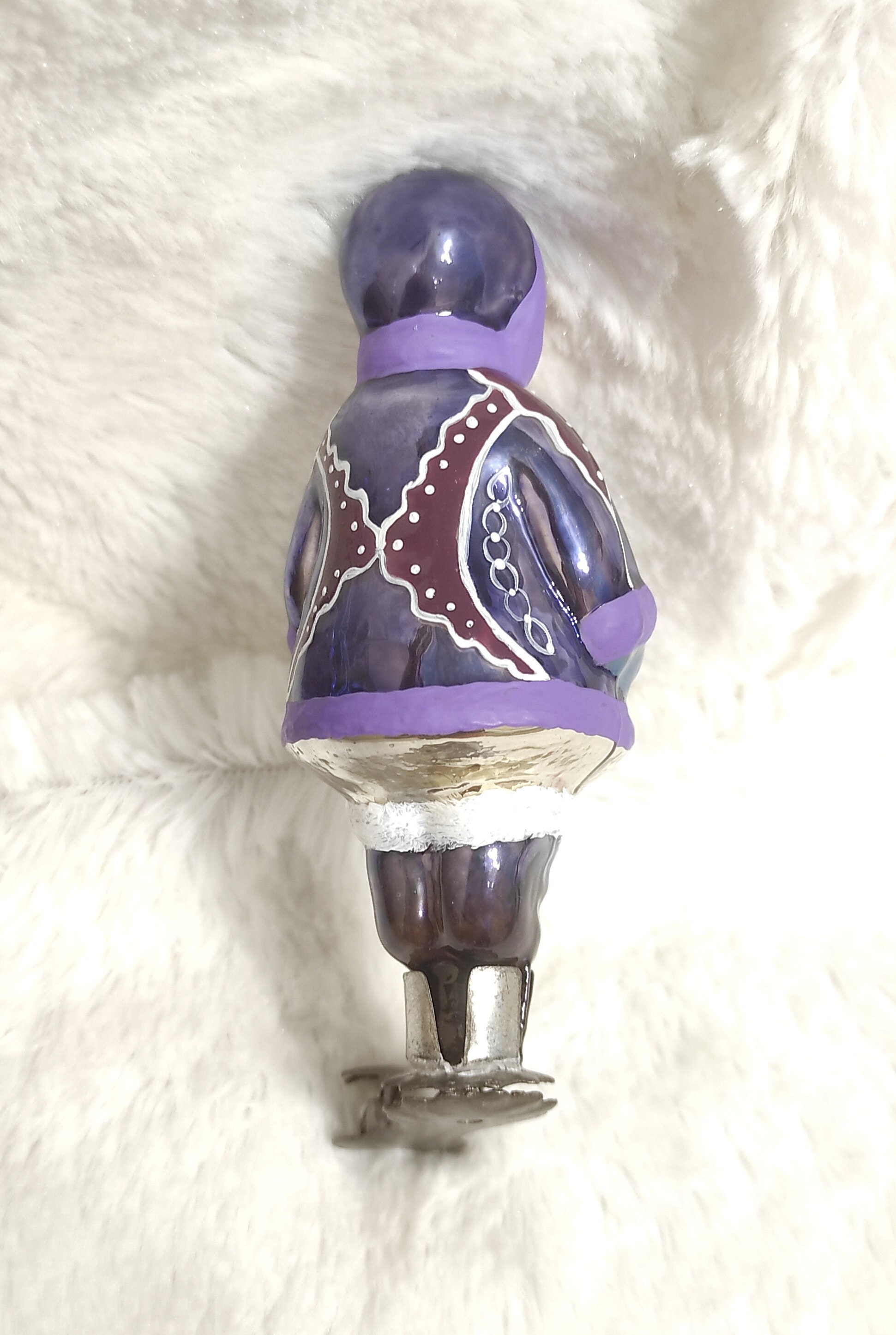 Vintage Glass Xmas Ornament Inuit Yakut Chukchi Eskimo Nordic Toy Decor ...