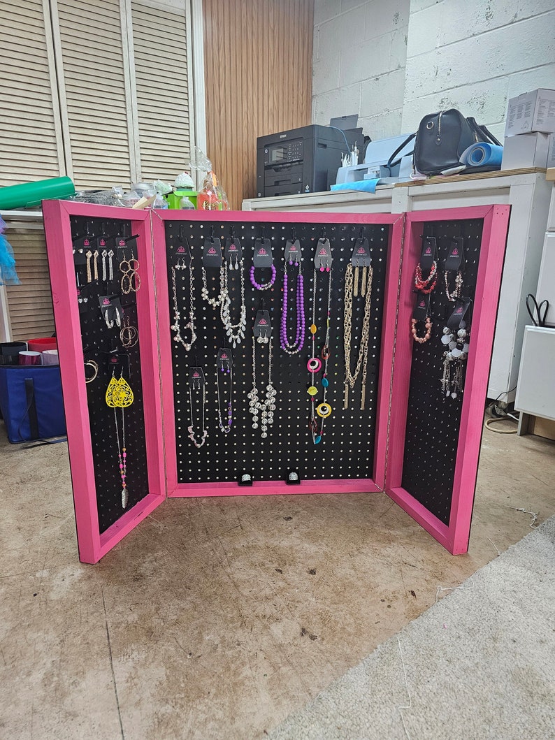 Tri Fold Jewelry Display Case - Etsy