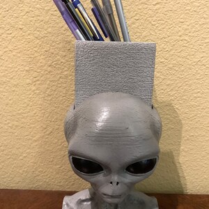 Roswell - Alien Business Card / Pencil Holder - Etsy
