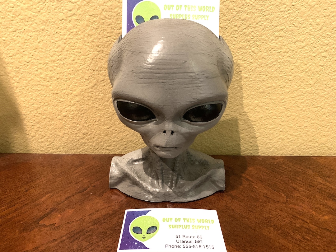 Roswell - Alien Business Card / Pencil Holder - Etsy