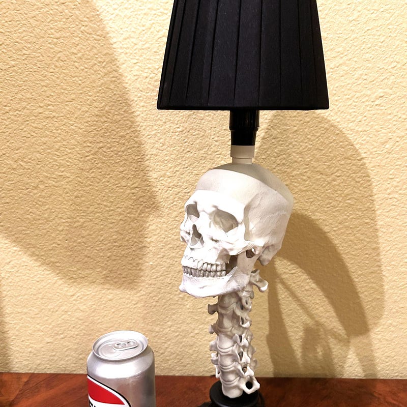 Skull Lamp - Etsy