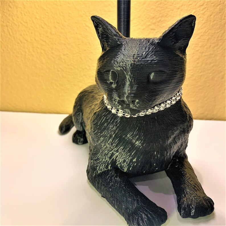 Sable Cat Lamp black - Etsy