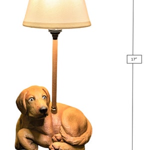 Remmy - Labrador Retriever Lamp (painted) - Etsy