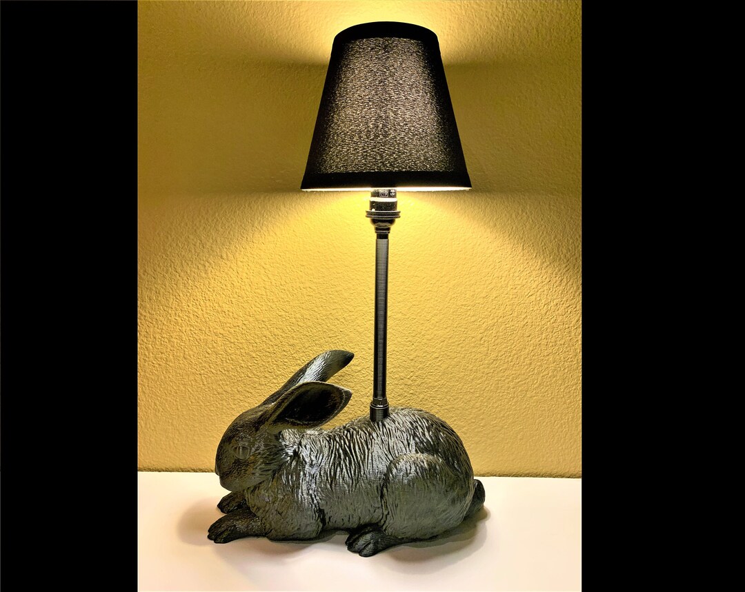 Peter Rabbit Lamp silk Black - Etsy