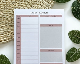 Study Notepad | Etsy