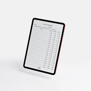 Student Revision Checklist and Note Taking Cornell Template A4 PDF ...