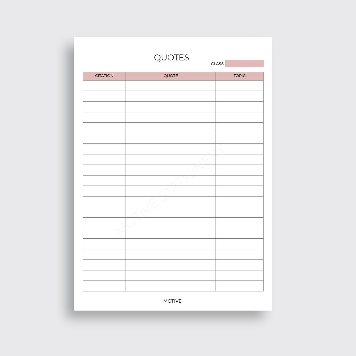 Definition Reference Quote Bundle A4 PDF Printable Digital | Etsy