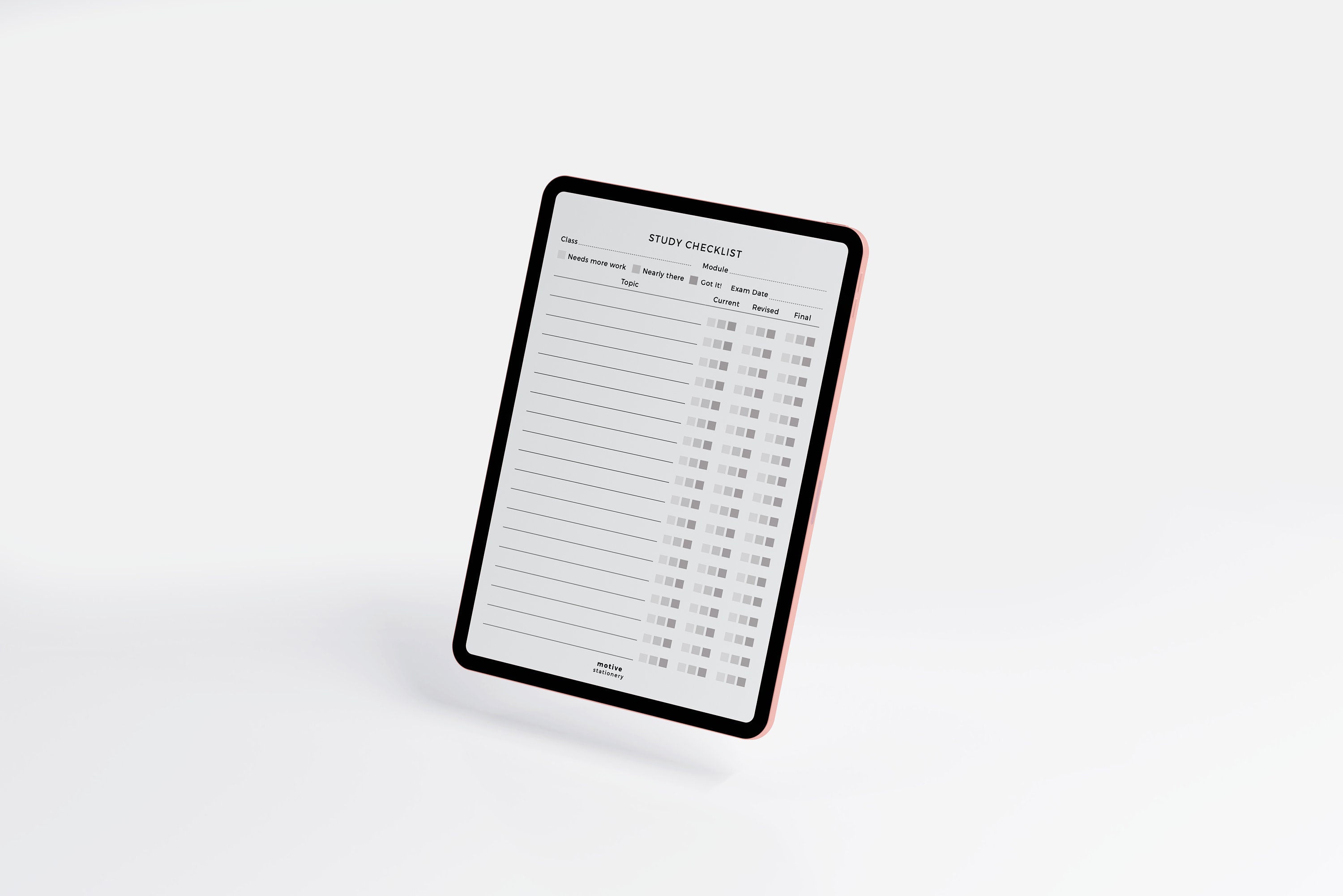 Student Revision Checklist and Note Taking Cornell Template A4 | Etsy