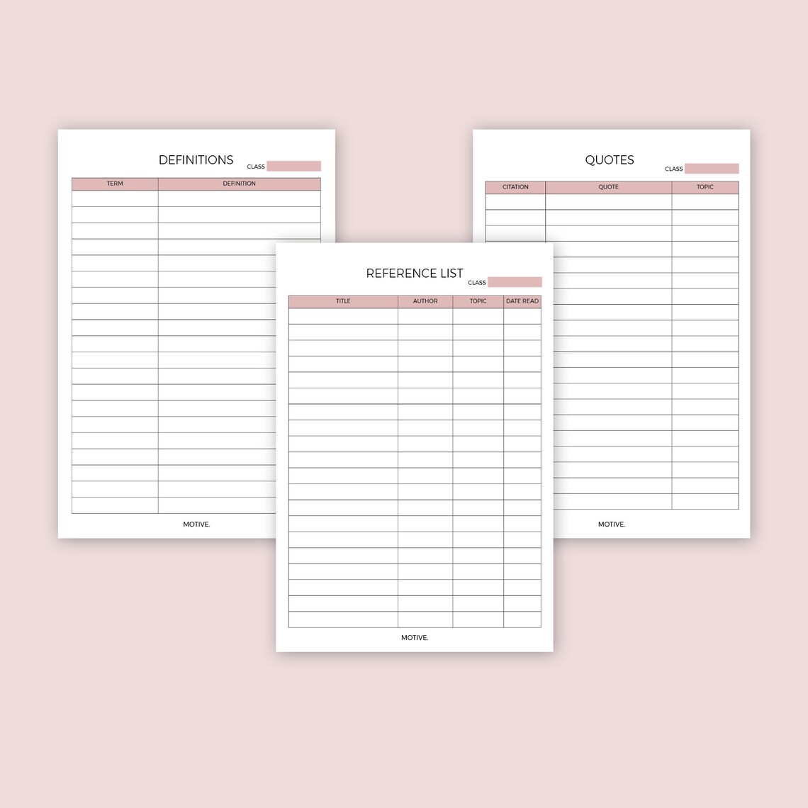 Student Exam Preparation Revision Resources A4 PDF Instant - Etsy UK