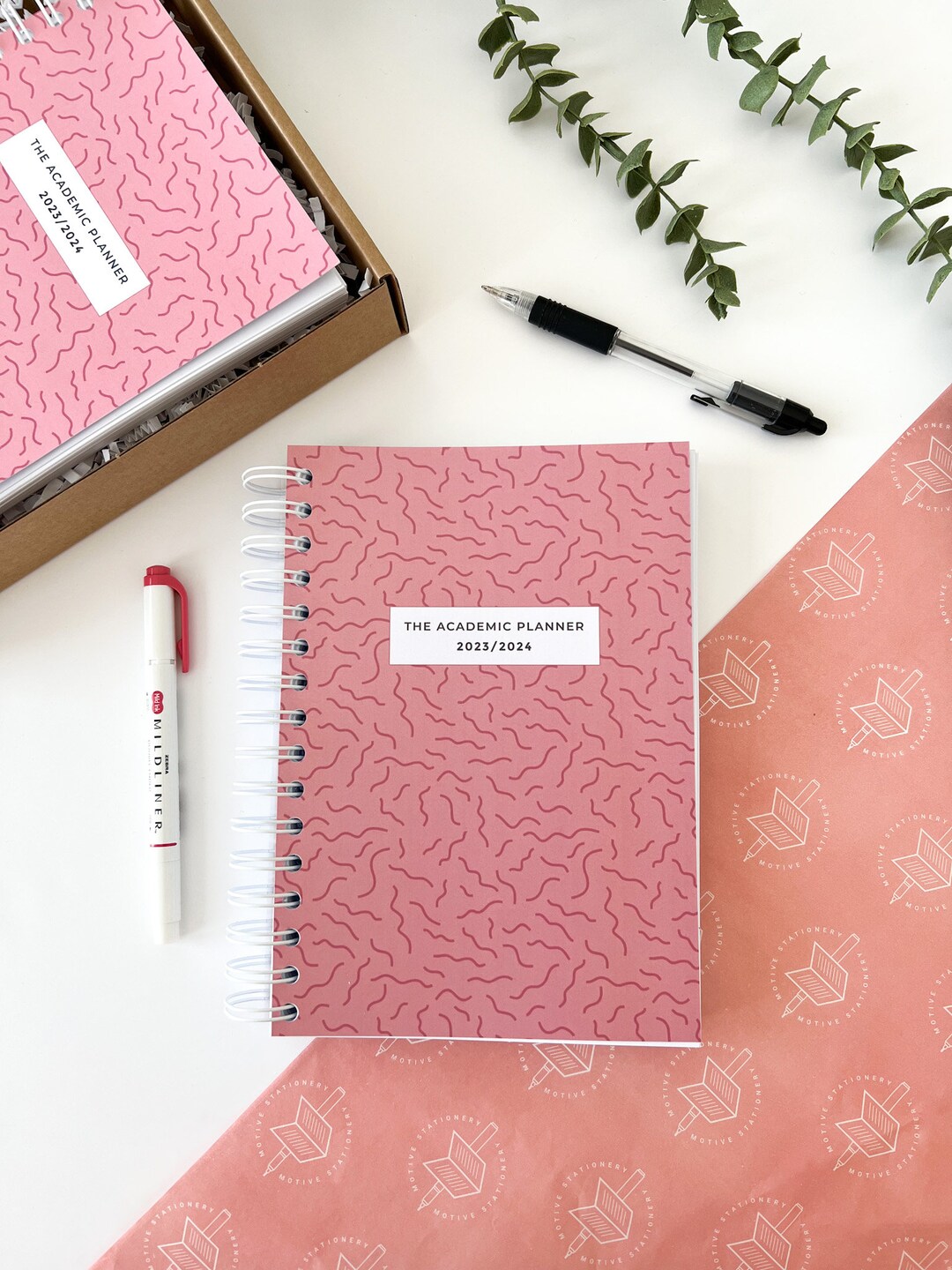 2023 2024 Academic Planner Student School Diary Pink University GCSE A ...