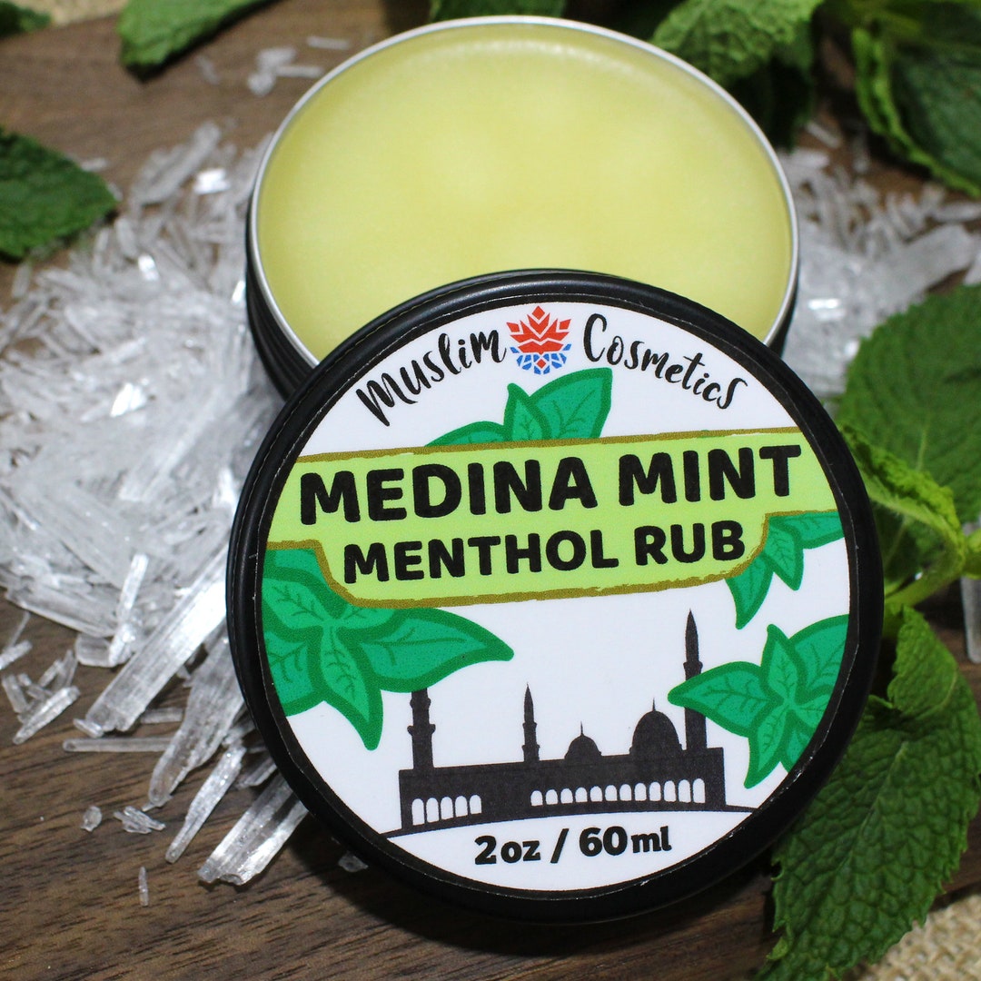 Medina Mint Menthol Rub Cream / 100% Natural Chest Rub / With No ...