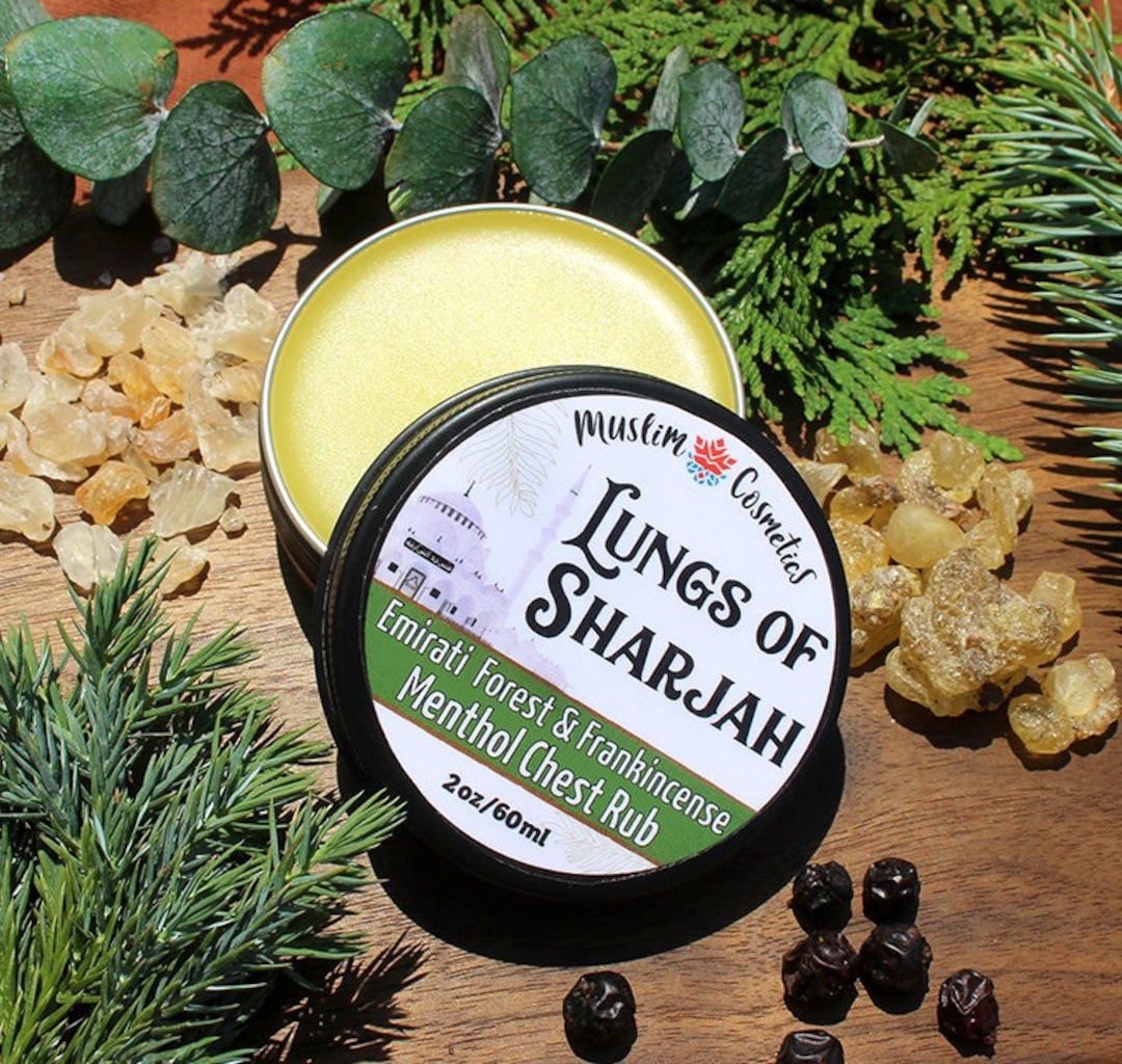 Emirati Forest and Frankincense Menthol Rub Cream / 100% Natural Chest ...