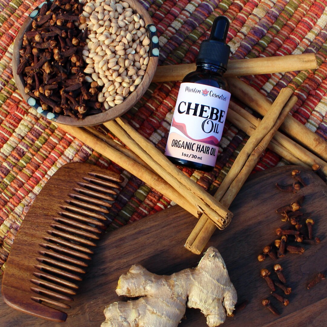 Organic Chebe Hair Oil: Black Seed & Rosehip Seed Oil, Non-grainy ...
