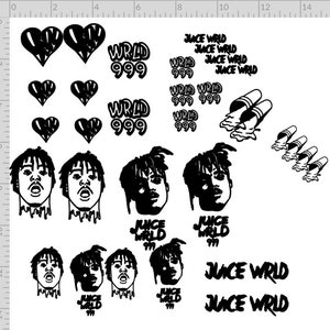 Juice Wrld Stencil | Etsy