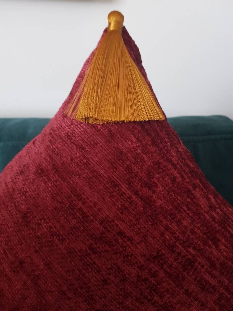 Decorative Pillows Cushion Covers in Rich Raspberry and Teal Colour ...