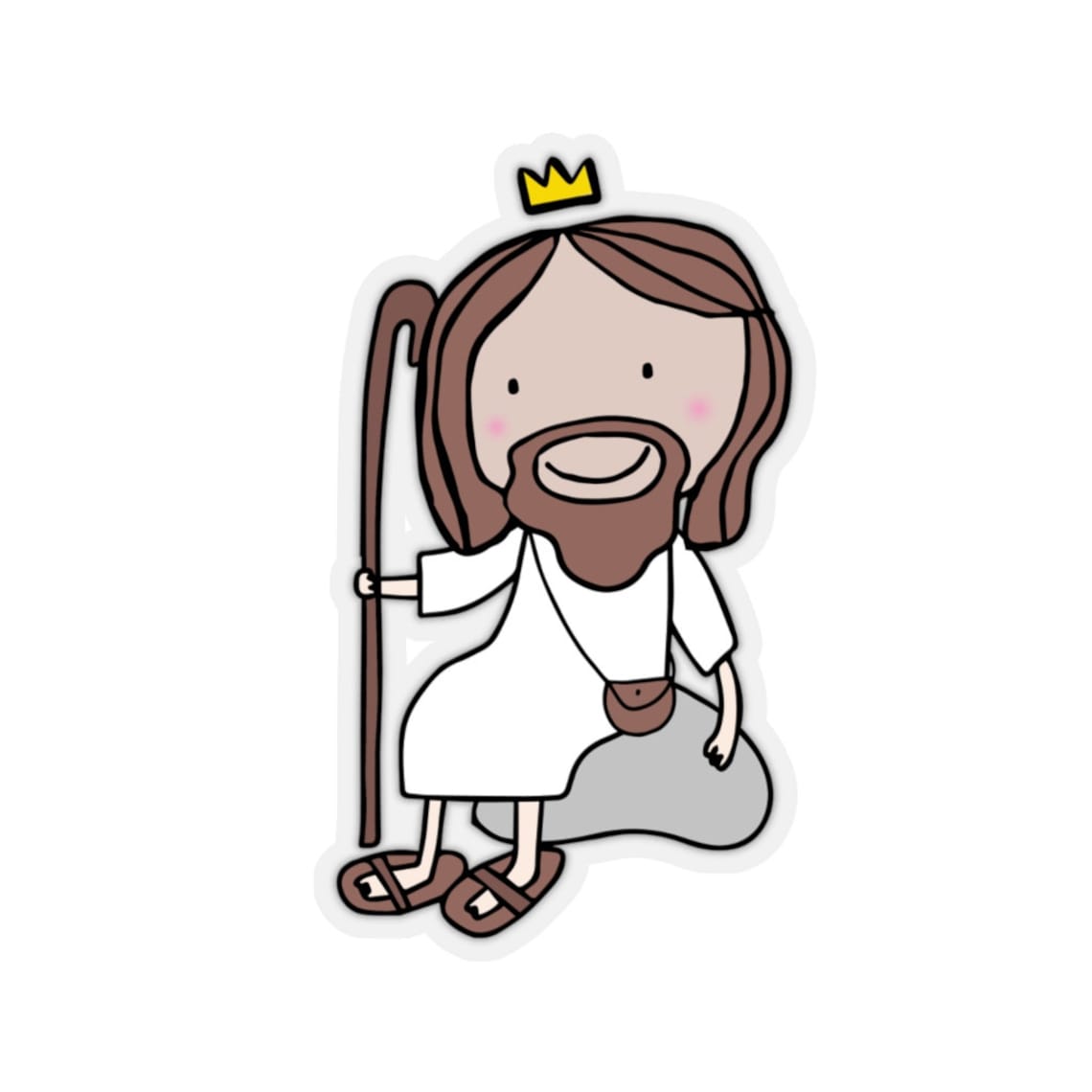 Jesus Sticker Laptop Vinyl Sticker Computer Sticker Notebook | Etsy