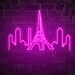 Paris Neon Sign, Paris Led Sign, Paris Skyline Neon Sign, Eifel Tower ...