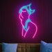 Woman Body Neon Sign, Body Neon Sign, Woman Neon Sign, Girl Body Neon ...