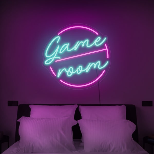 Neon Game Room Sign - Etsy