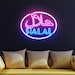 Halal Neon Sign, Halal Sign, Halal Led Sign, Halal Food Neon Sign ...