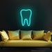 Tooth Neon Sign,tooth Led Sign,tooth Neon Light,tooth Wall Decor,neon ...