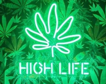 Weed Neon Sign - Etsy UK