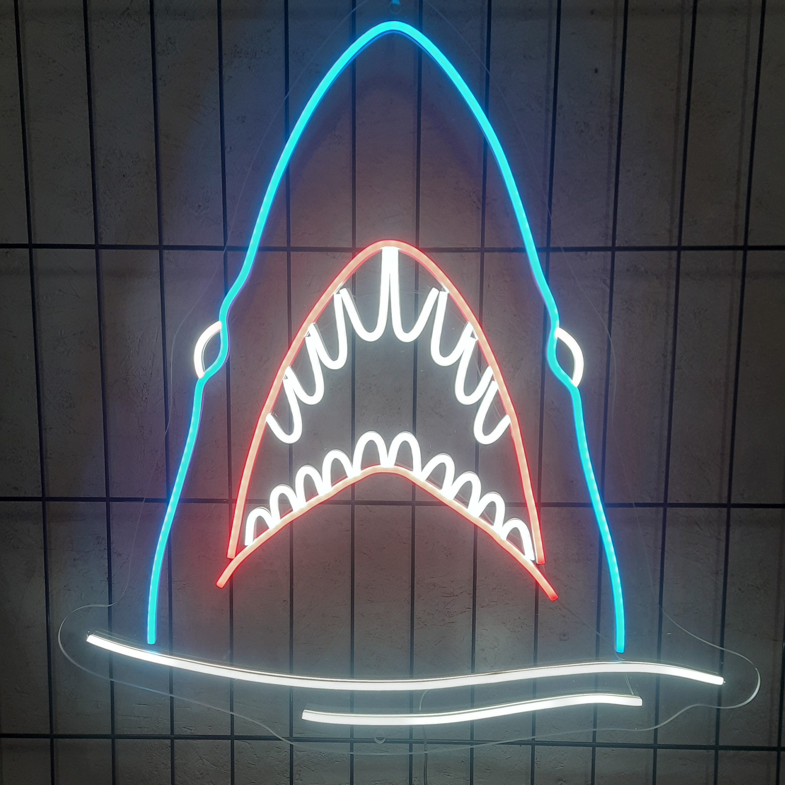 Shark Neon Light, Shark Light Sign, Jaws Neon Sign, Fish Neon Sign ...