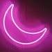 Moon Neon Signmoon Neon Lightneon Sign Bedroom Moonneon - Etsy